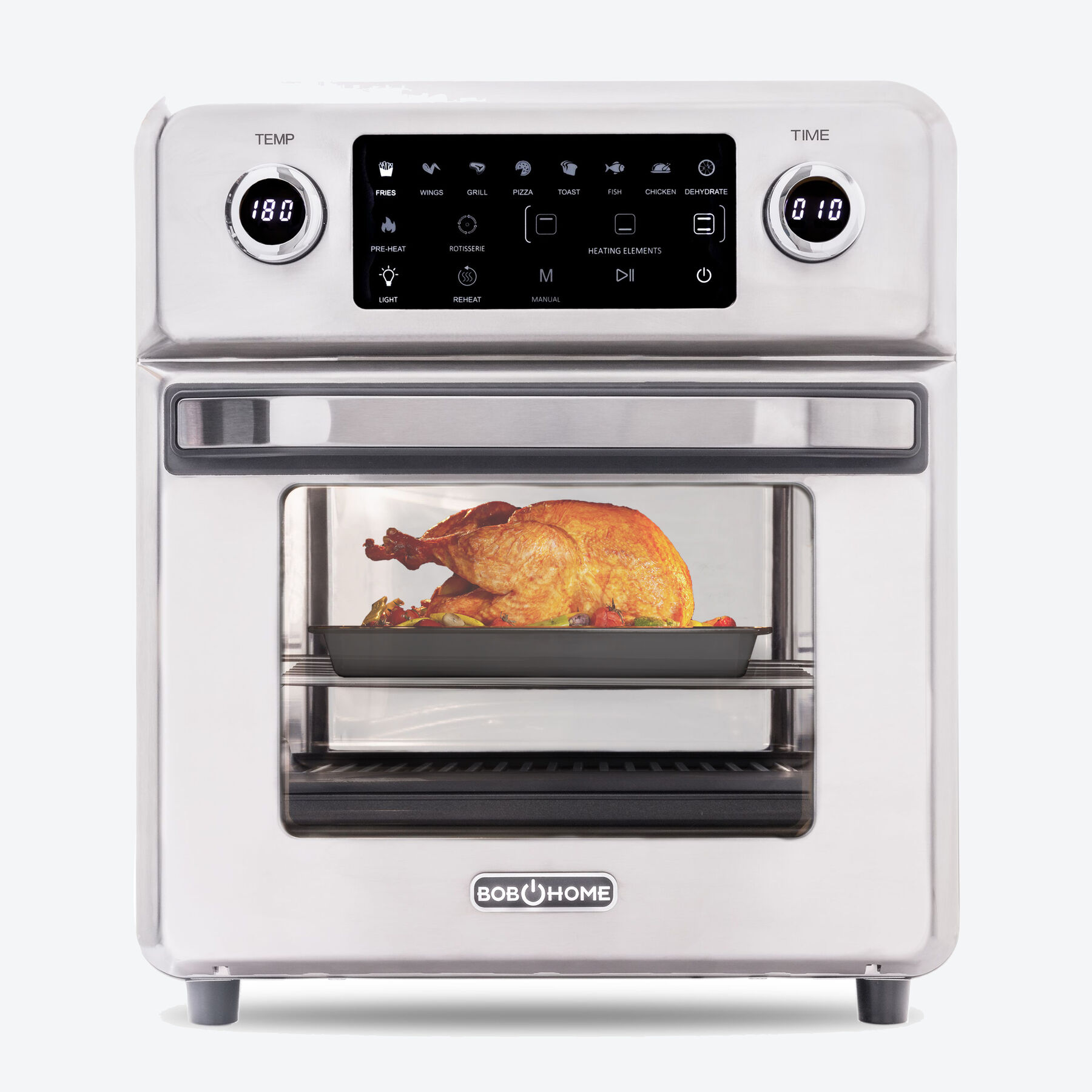 Four à air chaud multifonctionnel de 14 litres avec tournebroche ...