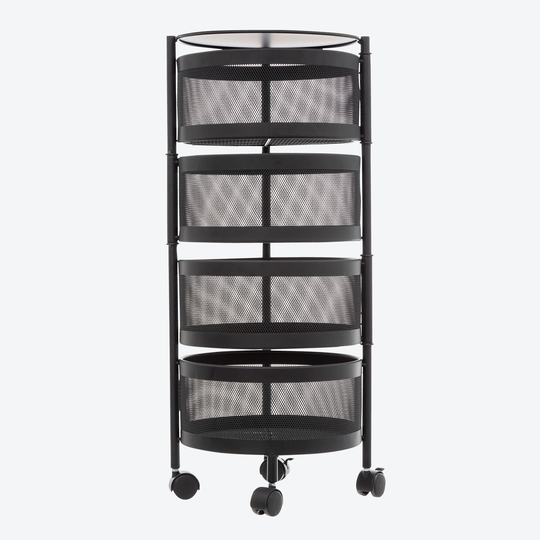 Rond : chariot pratique pour la cuisine, le salon ou le bureau - Hagen ...